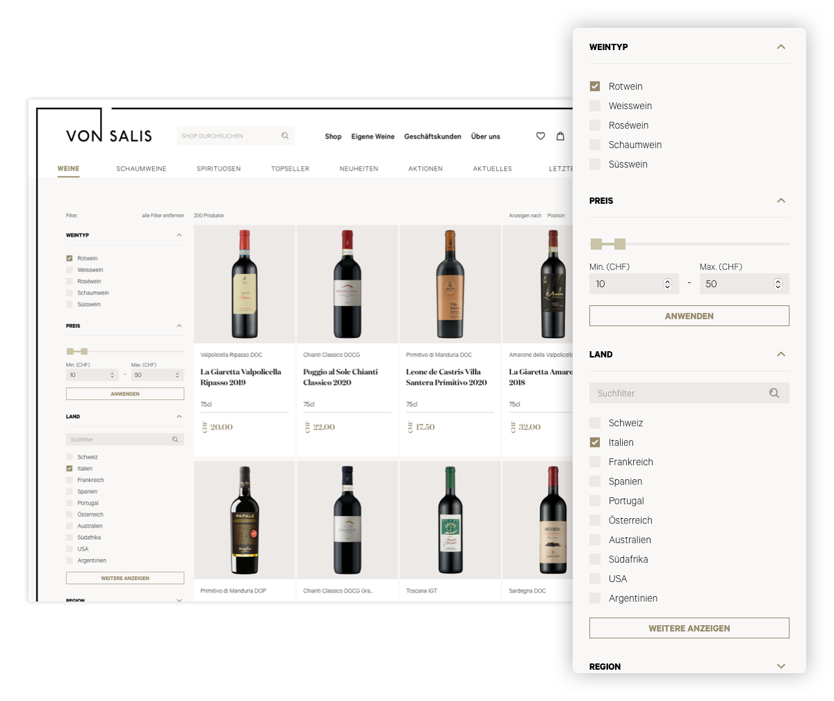 von Salis Wein | OPTEN AG